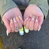 114 chicken Wings Kawaii Cute Chicks Egg Flowers Press on Nails Custom ...