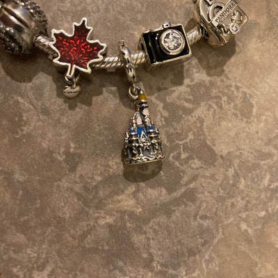 Authentic New Pandora Orange Tropical Flower Murano Beautiful Charm ...