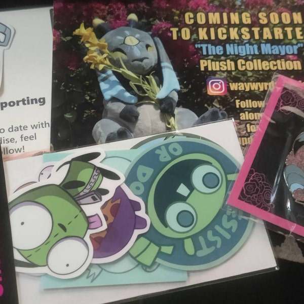 Invader Zim Vinyl Sticker PAK - Etsy