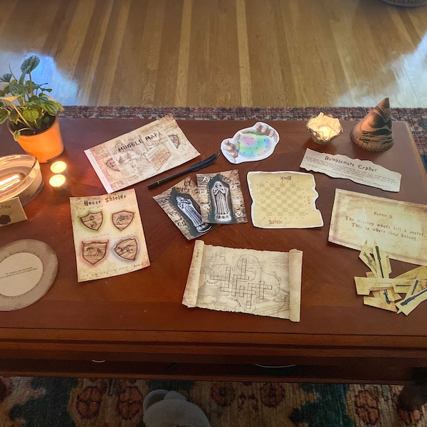 Wizard Escape Room Game. Wizard School Printable Puzzle Game. Family ...