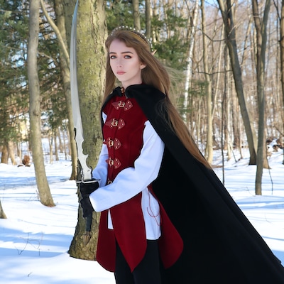 Leather Surcoat for Women, Larp, Medieval, Knight, Ranger - Etsy