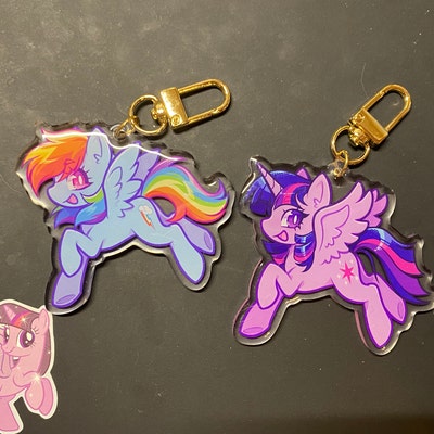 MLP Mane Six Acrylic Keychains - Etsy
