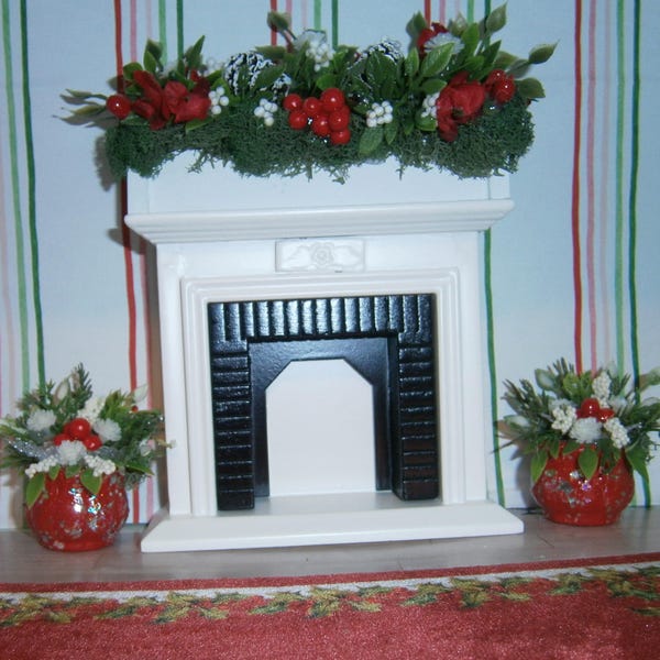 Miniature Draping Rose Window Box/polymer Roses/draping Greenery/6 ...