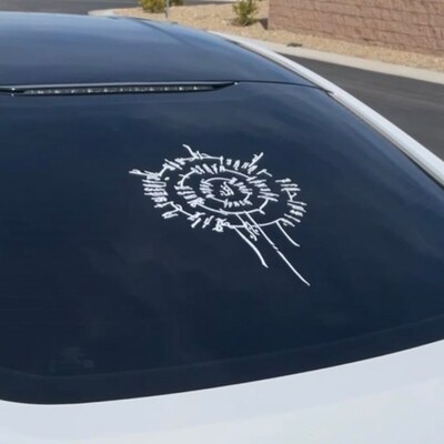 Astarion Scar Baldur's Gate 3 Vinyl Decal Astarion's Scar Back Markings ...