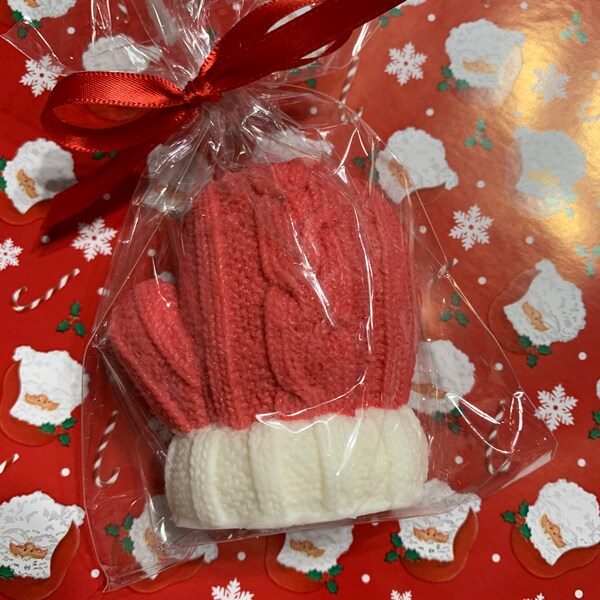 Christmas Mitten Soap - Winter Soap - Holiday Soap - Christmas Gift ...