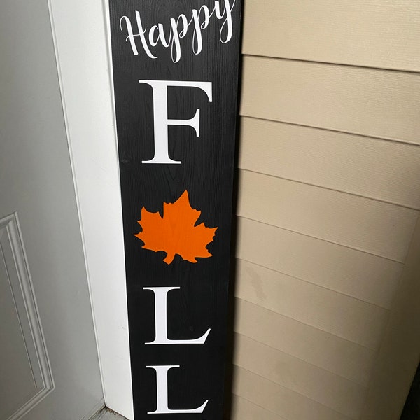 Reversible Happy Fall Yall/happy Halloween Outdoor Front Door/porch ...