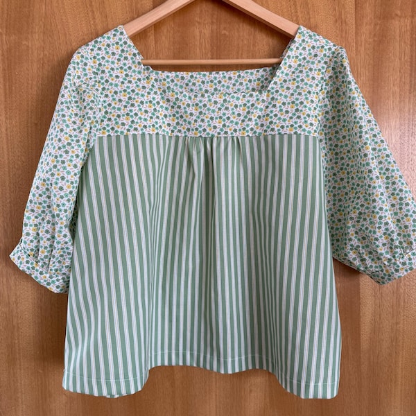 Montana Drop Shoulder Top - PDF Sewing Pattern | Simple Digital Sewing ...