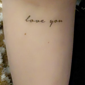 Go Live Temporary Tattoo set of 3 - Etsy