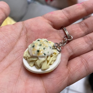 Pancake Keychain // Polymer Clay Food // Clay Keychain | Etsy