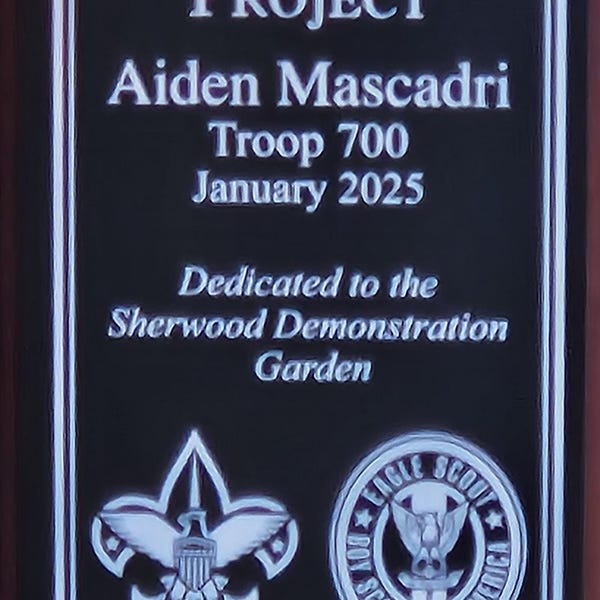 Eagle Scout Project Marker - Horizontal 8X10. Officially Licensed ...