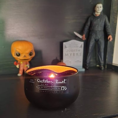 CLOVE Goth Candles Premium Soy Wax Black Candle 8 Oz - Etsy