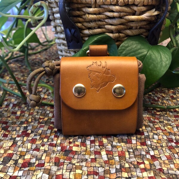 Leather & Canvas Forage Bag - PDF Pattern - Etsy