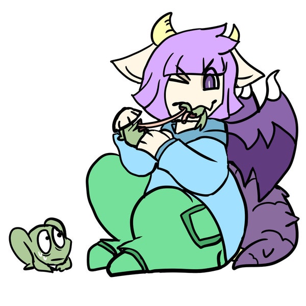 Protogen Base P2U Cute Furry Fursona OC Lineart - Etsy