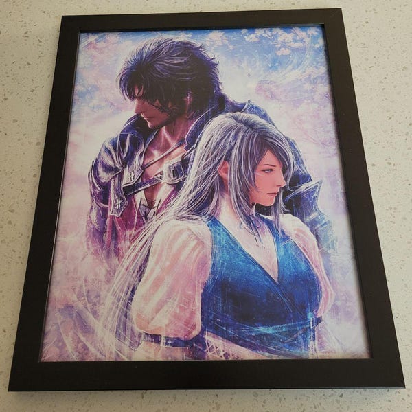 Final Fantasy XVI Clive and Jill - Limited Edition Fine Art Print ...