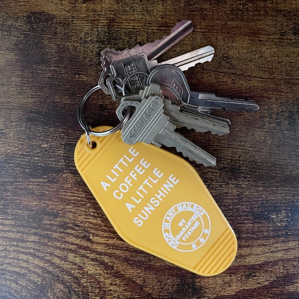 Motel Key Tag | Vintage Style Key Tag | Coffee and Sunshine Motel Key ...