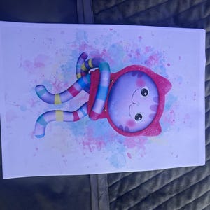 Gabby Dollhouse Poster Room Decor, Custom Name Digital Print, Gabby ...