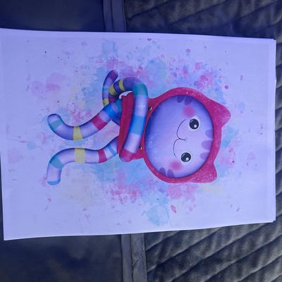 Gabby Dollhouse Poster Room Decor, Custom Name Digital Print, Gabby ...