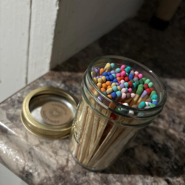 2" Matches - 100 Count of White (striking Stickers Included) - Etsy