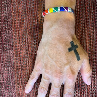 Rainbow Thread Bracelets Pride LGBTQ Bracelet - Etsy