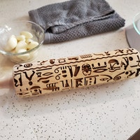 Mexican Folk Pattern Mini Rolling Pin Embossing Rolling - Etsy
