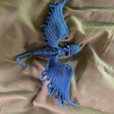 Pattern Fire Dragon Crochet DIY Tutorial in English - Etsy