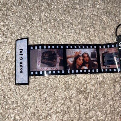 Memory Film Keychain 1-10 Photos Personalized Camera Roll - Etsy