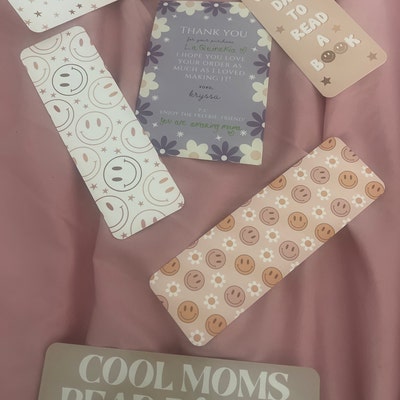 Retro Happy Collection Handmade Bookmarks, Available as Set or ...