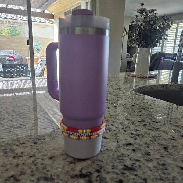 Personalized Maroon and Black Stanley Bracelet Stack, Boot Topper. - Etsy