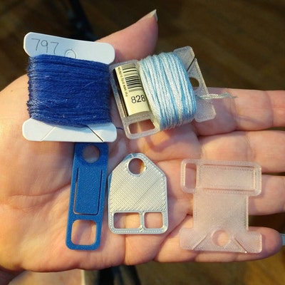 MIDI Floss Thread Drops With Label Tag Slot Cross Stitch, Embroidery ...