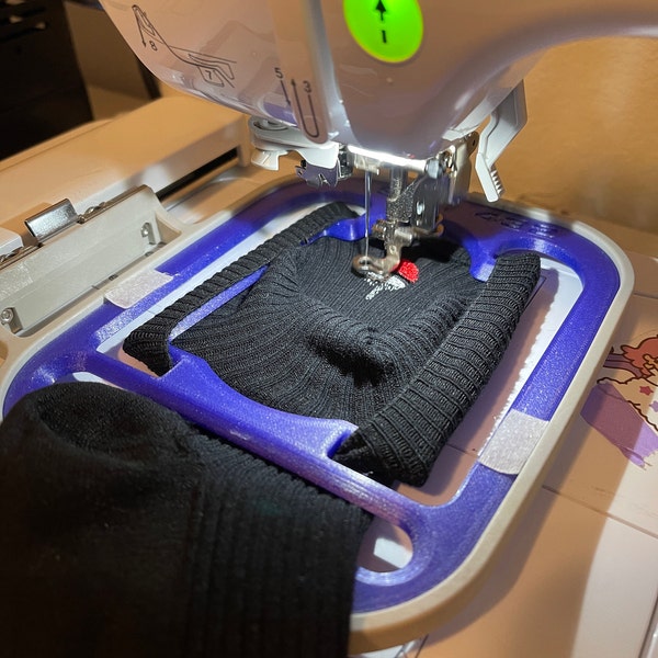 Sock Hoop™ Embroidery Aid Insert: Fits Brother / Baby Lock 4x4 Hoops ...
