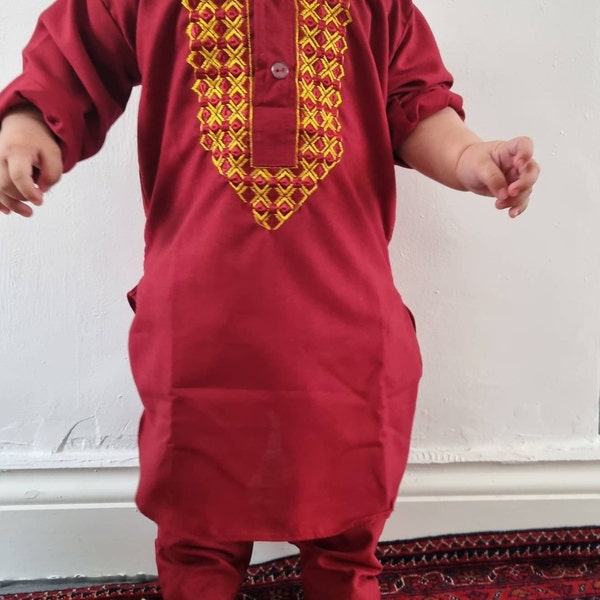 Afghan Baby Boy Clothes | Traditional Afghan Clothes | Shalwar Kameez ...