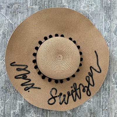 Custom Sun Hat Sun Hat-beach Hat Boho Hat Personalized Bachelorette ...