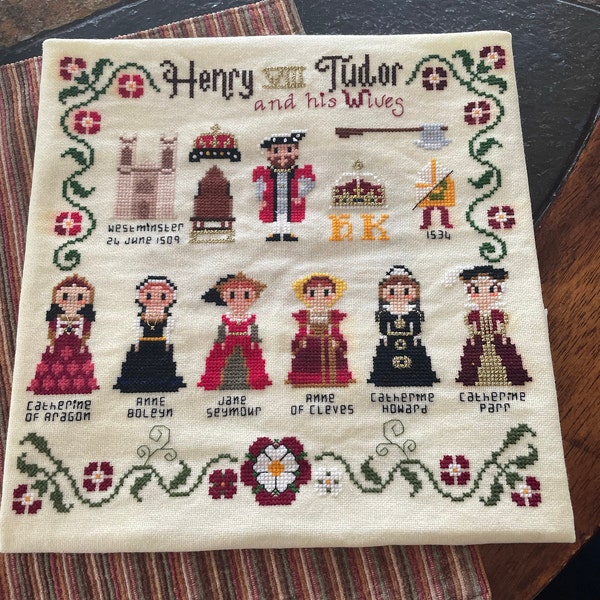 Henry VIII and His Wives - PDF Cross Stitch Pattern | History Tudor ...