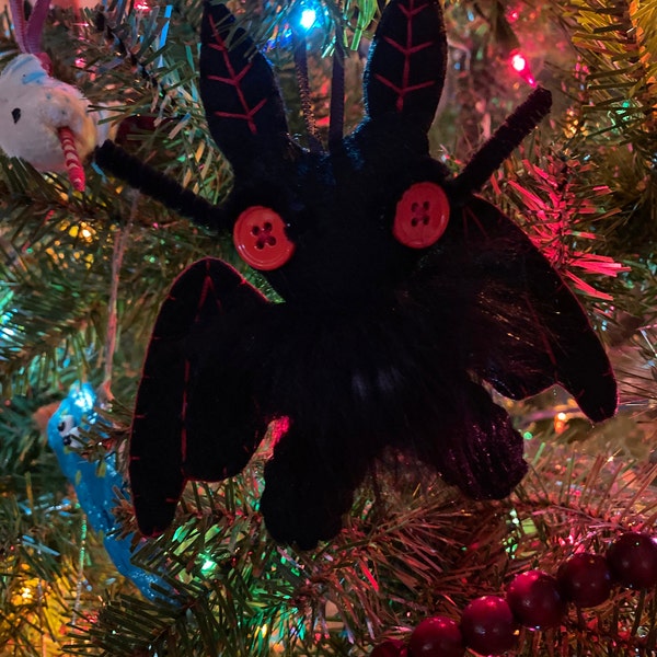 Mothman Felt Plush Ornament - Etsy