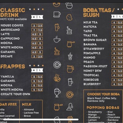 Trifold Takeout to Go Brochure Menu Template for Restaurant Pizza ...