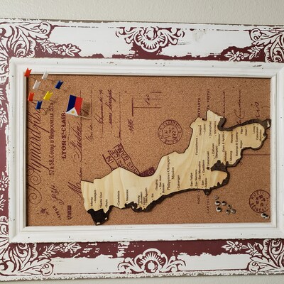 15 Laser Cut and Engraved LDS Mission Maps Track Your Elder or Sister ...