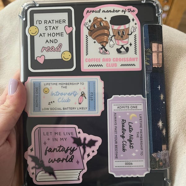 Late Night Reading Club Book Lover Reading Gift Admittance Ticket Matte ...