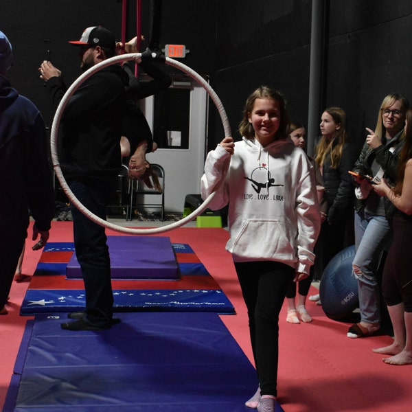 Holographic Aerialist Hoodie / Aerial Silks / Aerialist Apparel ...