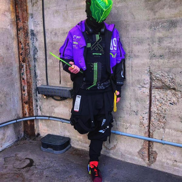 Techwear Mask, Cybernetic Series Mask - Cyberpunk Mask, Cyber Street ...