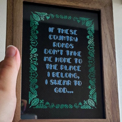 Knoweth Thy Lane Cross Stitch PDF Pattern - Etsy