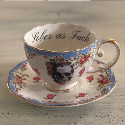 FREE Shipping-whiskey Teacup and Saucer Set, 8 Ounces. Food-and ...