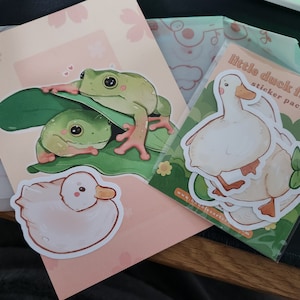 Duck Friends Sticker Pack Duck Sticker Matte Stickers Laptop Sticker ...