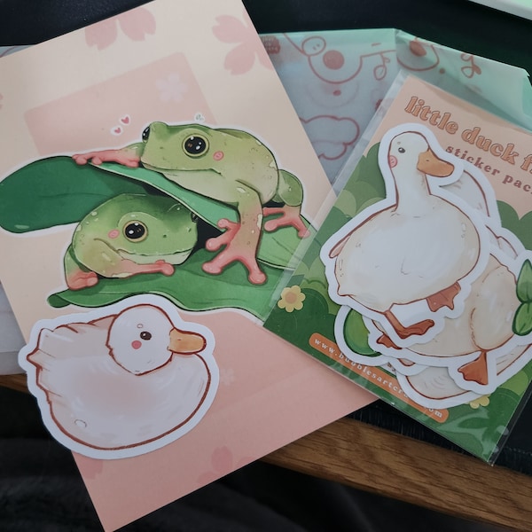 Duck Friends Sticker Pack | Duck Sticker | Matte Stickers | Laptop ...