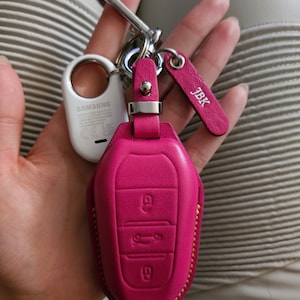 2023 2024 Mini Cooper S JCW Key Fob Cover, Leather Key Case for Keyless ...