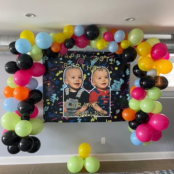 Custom Floor Decal, Custom Birthday Banner, Step and Repeat Backdrop ...