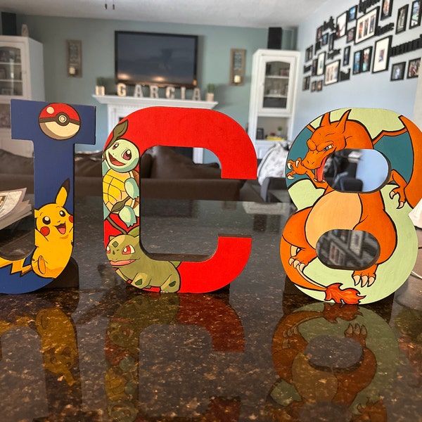 Custom Hand Painted Wall Letters - Etsy
