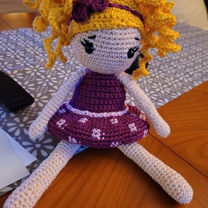 PDF Crochet Pattern Doll Lina GERMAN Amigurumi - Etsy