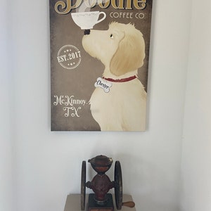 Personalized Pet Portrait DOODLE LABRADOODLE GOLDENDOODLE Art - Etsy