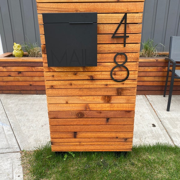 MARTIN B - Square Modern and Contemporary Mailbox, Vsons Design ...