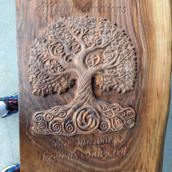 Graceful Feather 3D Model STL File for CNC Carving & 3D Printing ...